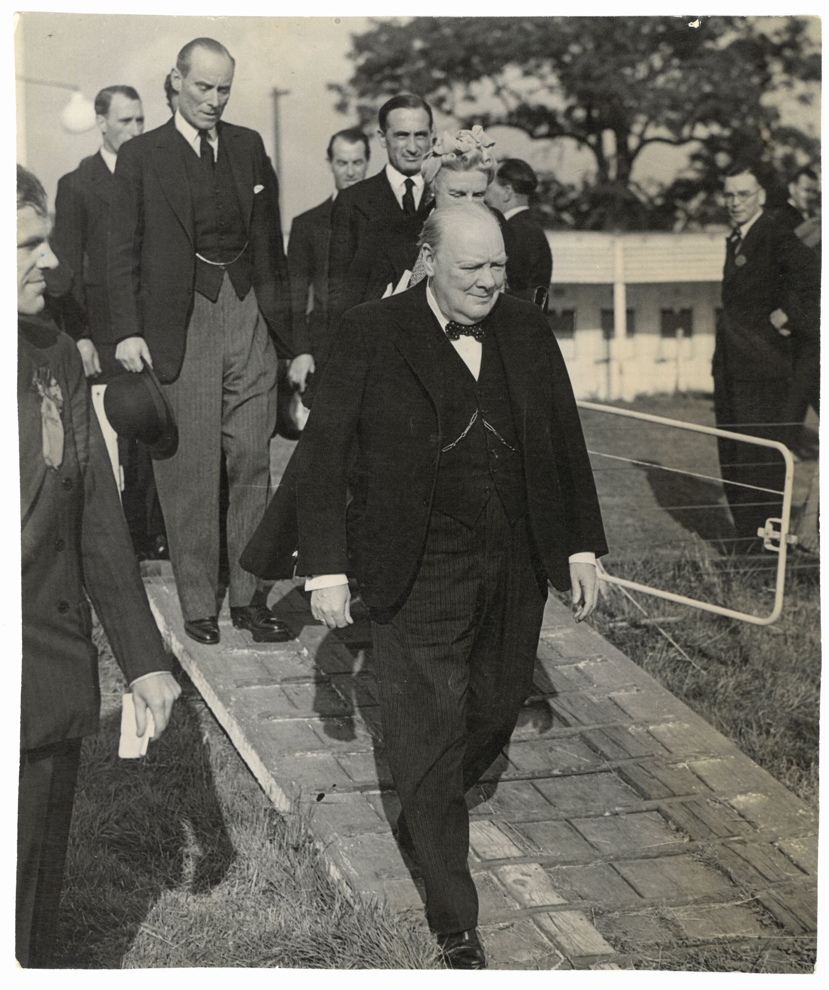 An original Second World War press photograph of Winston S. Churchill ...